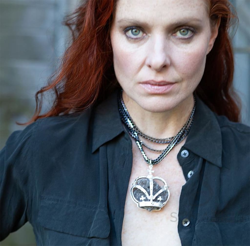 druzy statement necklace